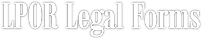 LPOR Legal Forms 2019 with Audio